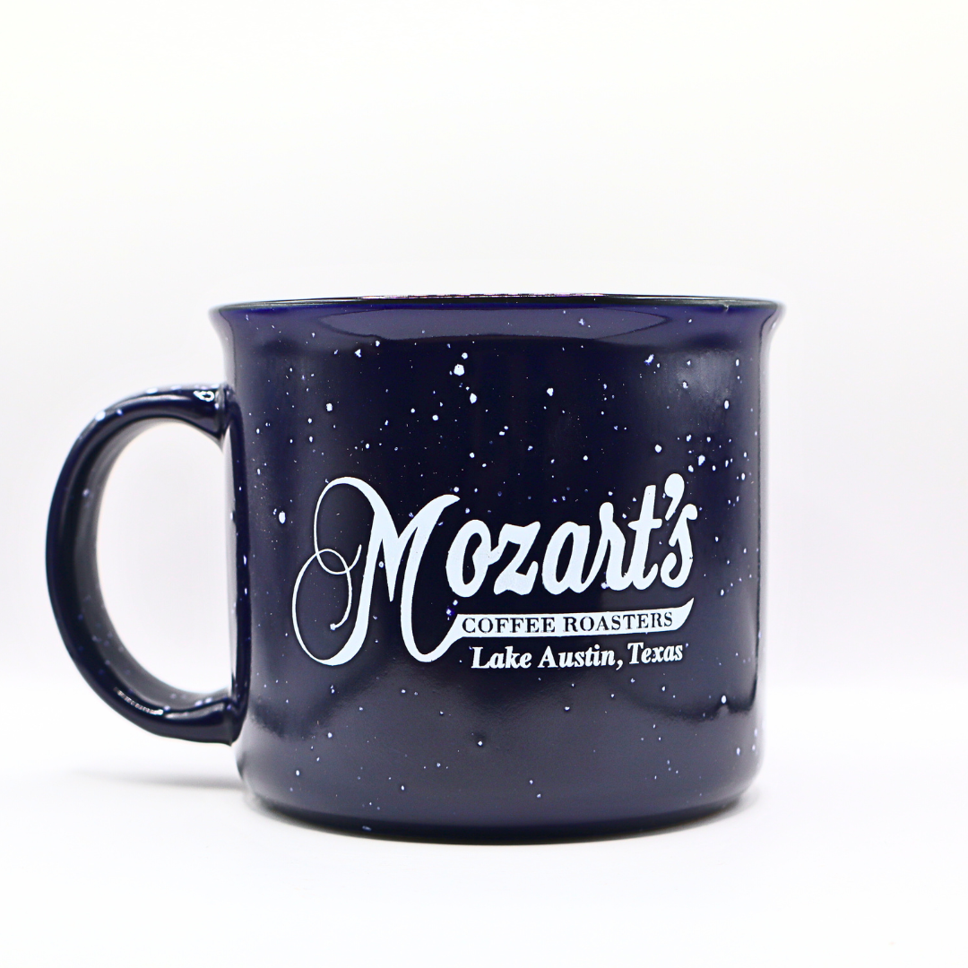 Campfire Mug - Blue – Mozart's Coffee Roasters